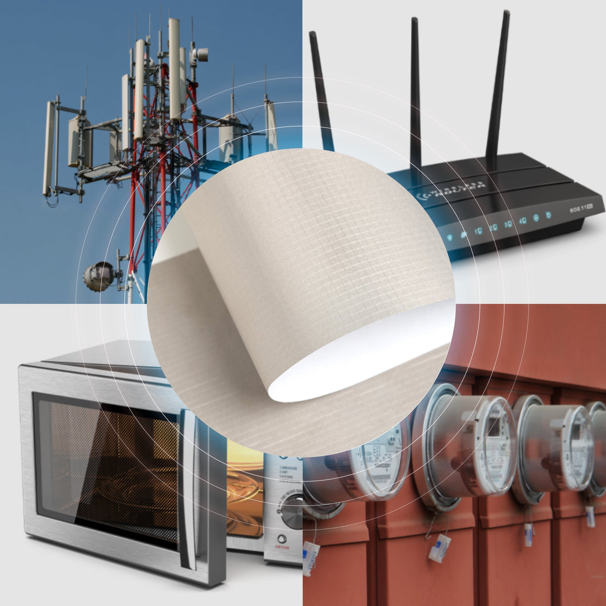 EMF Metalized Fabric — EMR Shielding Solutions