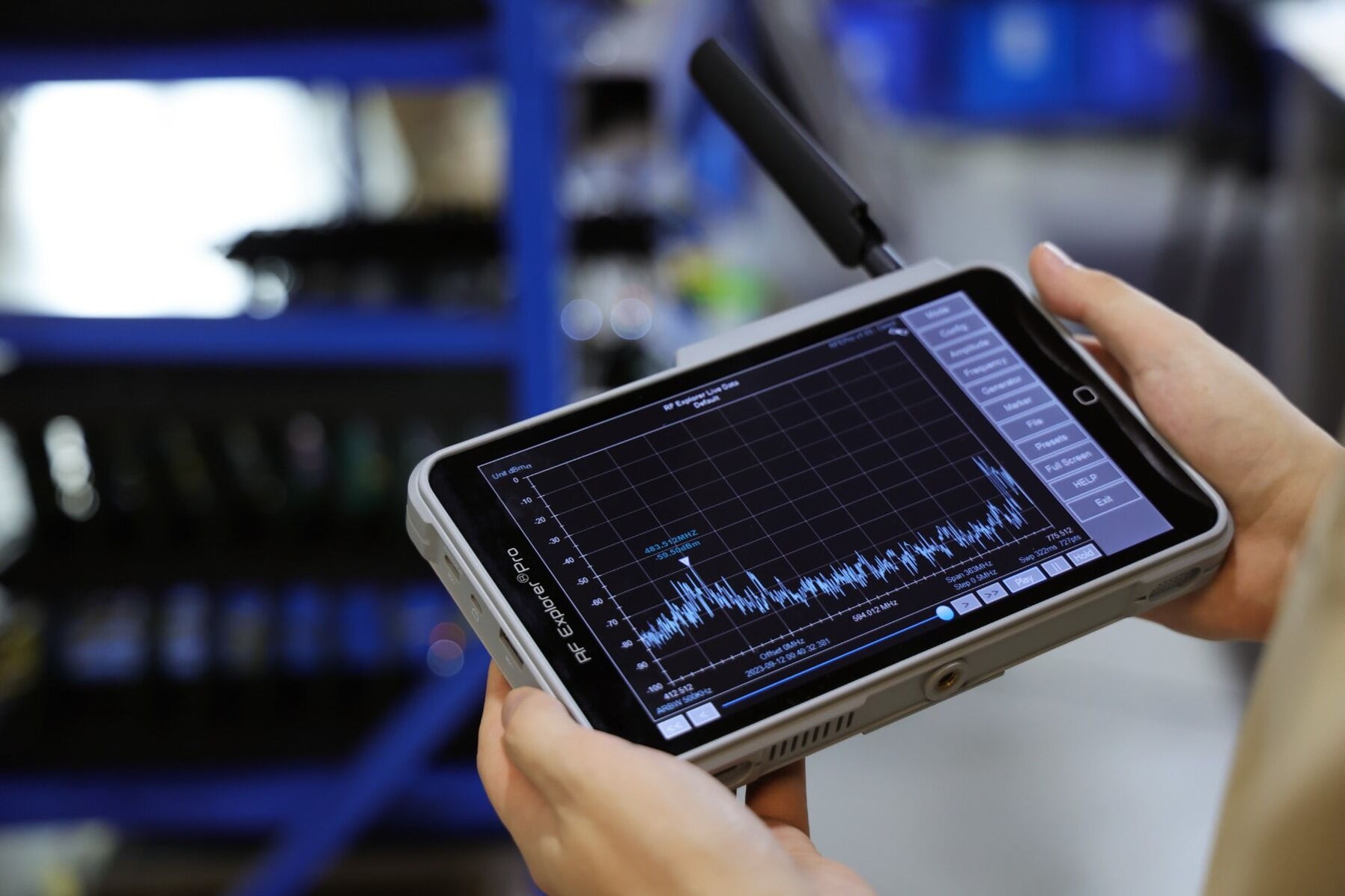 RF Explorer Pro Spectrum Analyzer — EMR Shielding Solutions