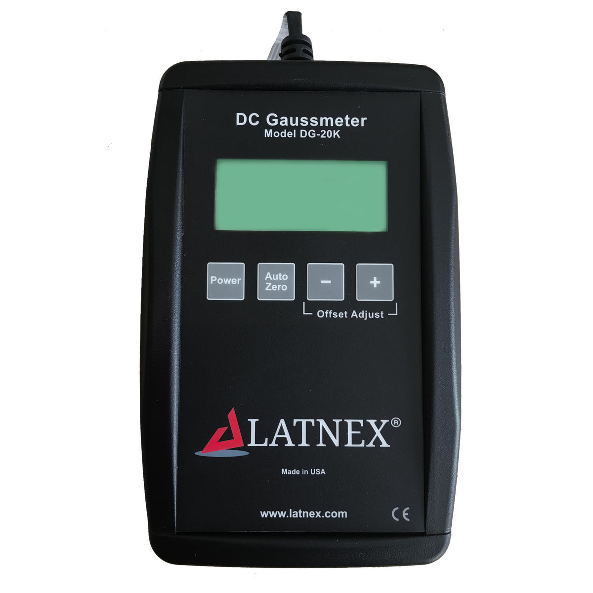 LATNEX® DC Gaussmeter Meter Model DG-20K — EMR Shielding Solutions