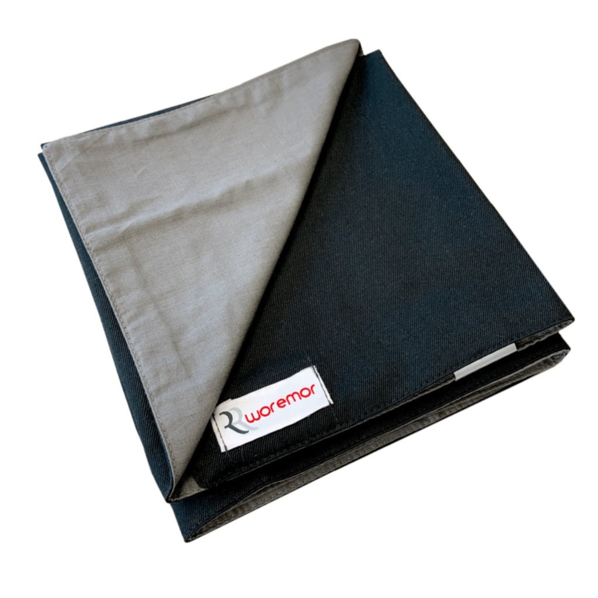 WOREMOR EMF Protection Lap Blanket STEEL-GRAY — EMR Shielding Solutions